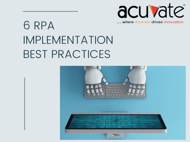 RPA Implementation Best Practices | Blog - Acuvate